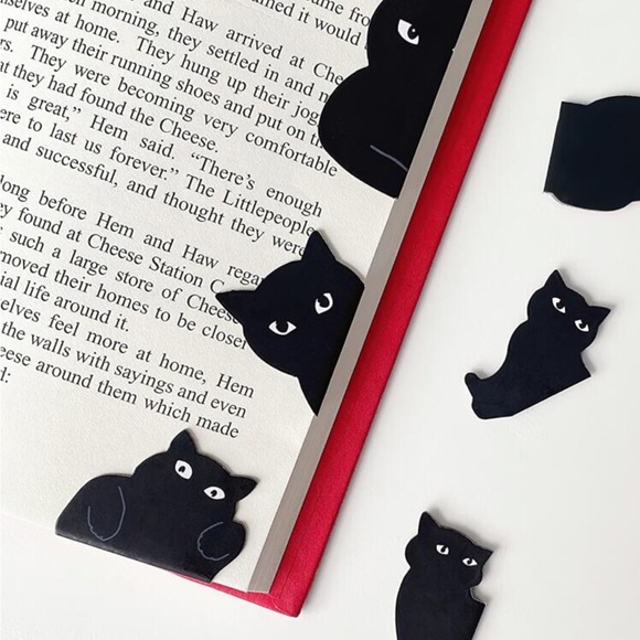 Office | New Black Cat Magnet Bookmarks | Poshmark